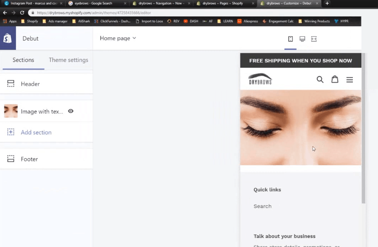 Basic steps to design your online store in just 5 minutes | Ebox Man ...